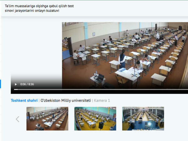 Test jarayonlarini onlayn kuzatib borishingiz mumkin